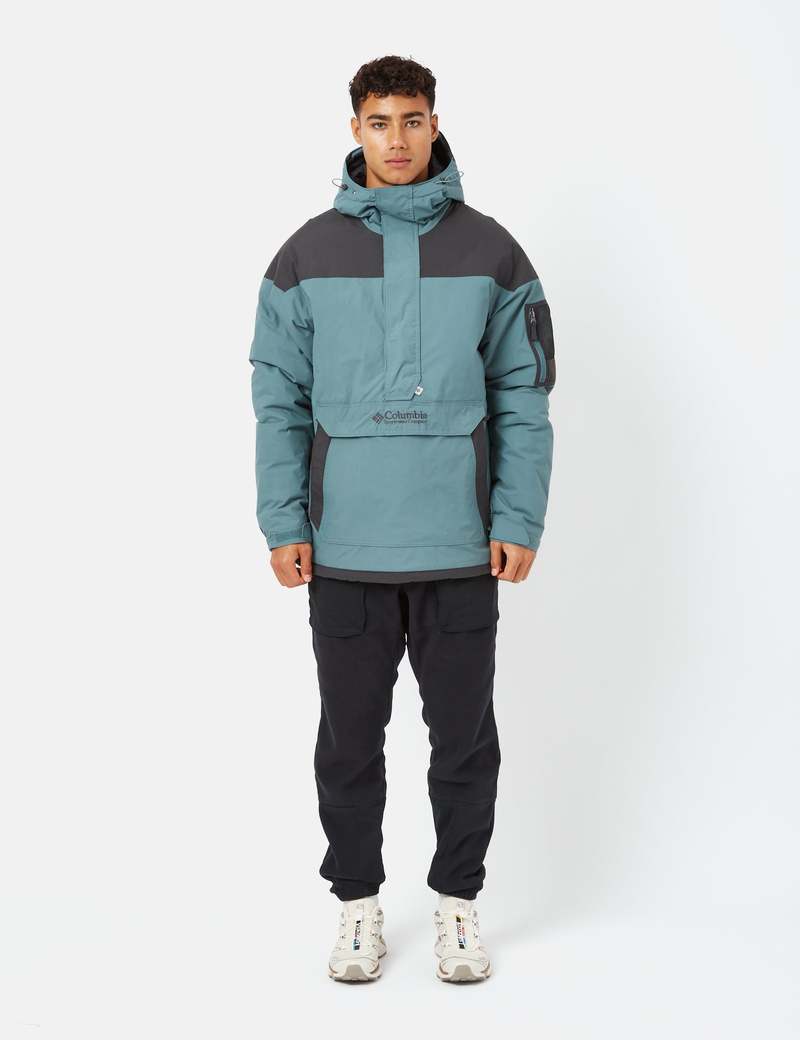Columbia Challenger Pullover Rain Jacket - Metal/Shark Grey | Garmentory