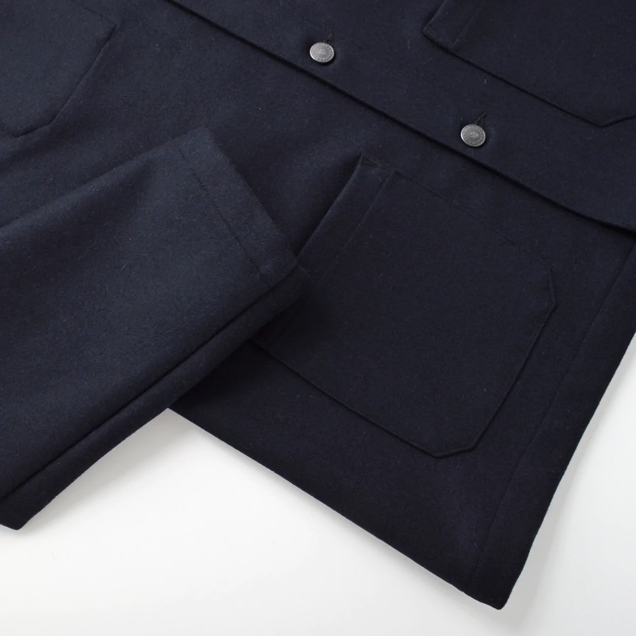 Outclass Wool Chore Coat - Navy | Garmentory