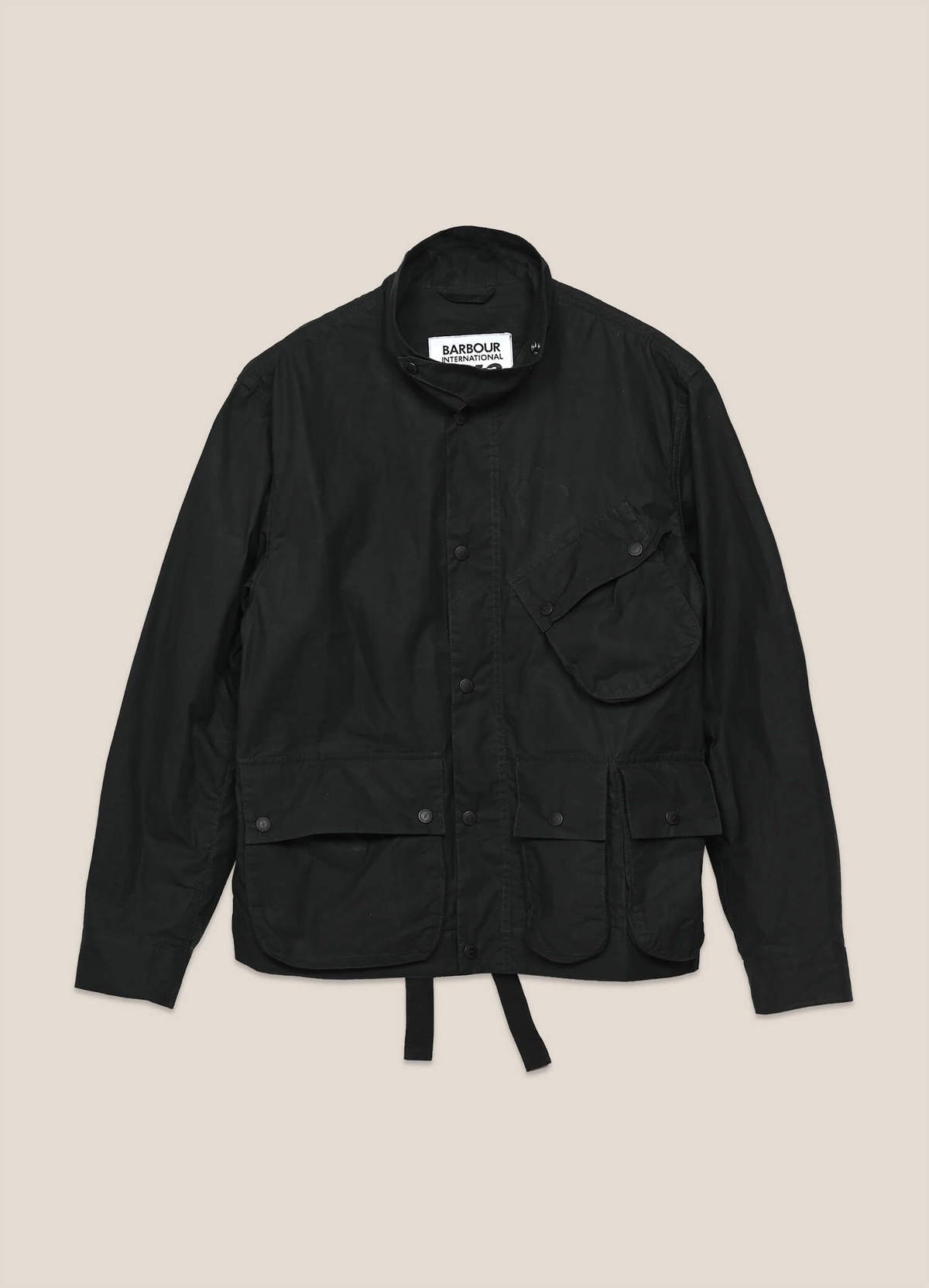 Barbour International X YMC Waxed Cotton Dirt Gang Jacket - Black ...