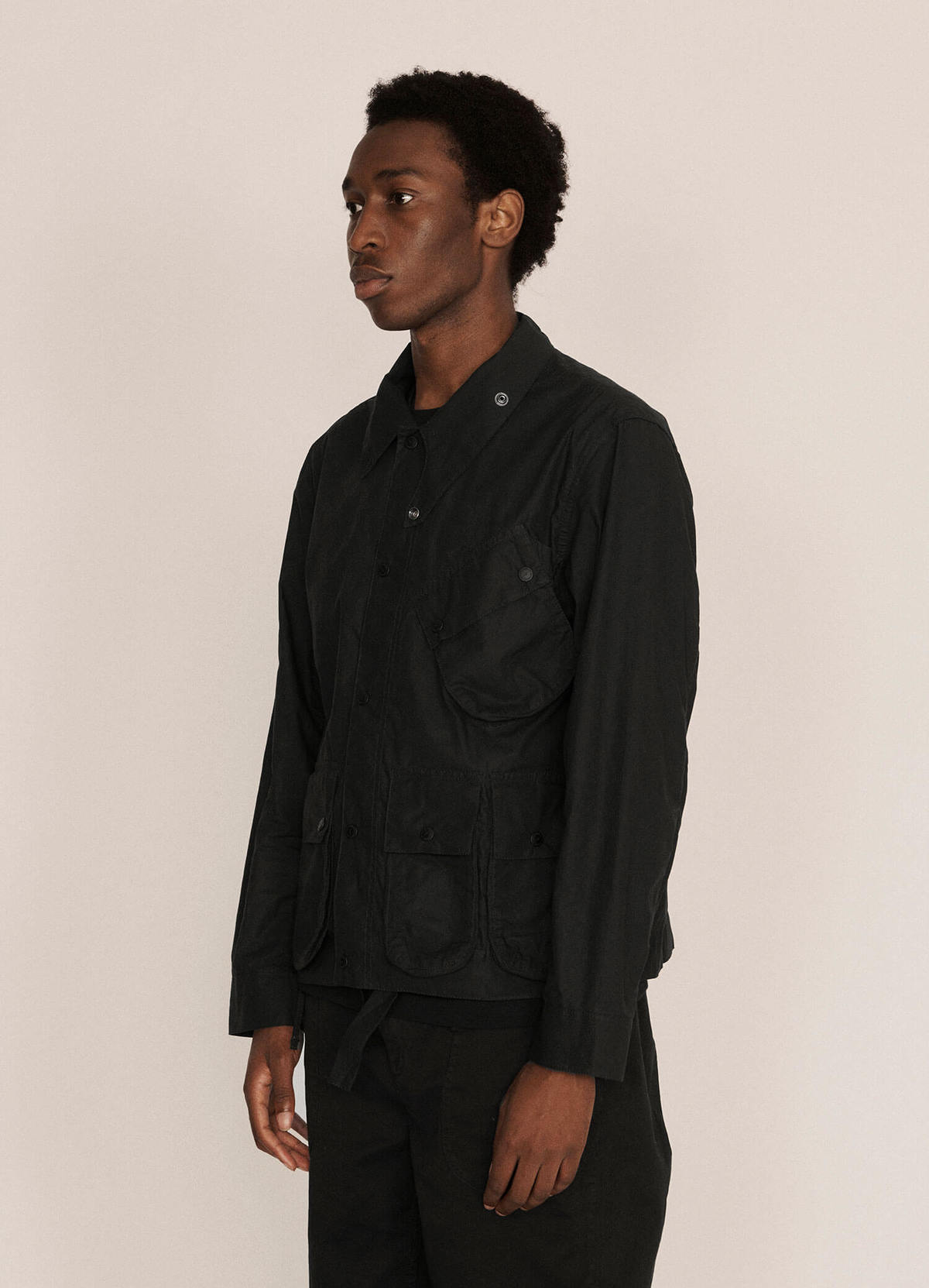 Barbour International X YMC Waxed Cotton Dirt Gang Jacket - Black ...