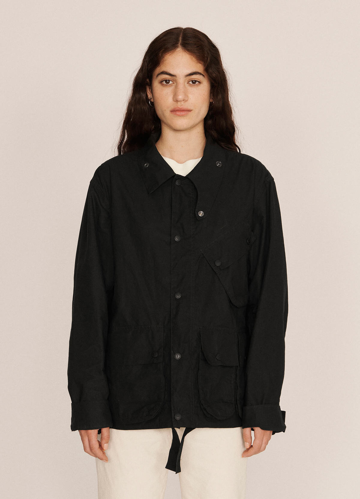 Barbour International X YMC Waxed Cotton Dirt Gang Jacket - Black ...