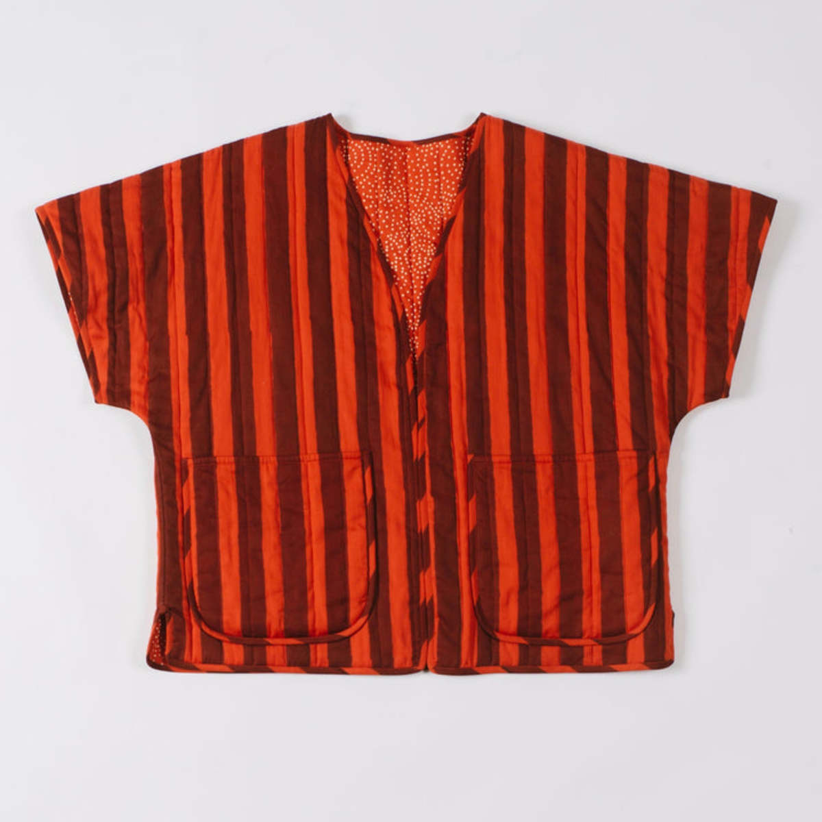 Kate Austin Designs Zora Jacket - Clay Wide Stripe | Garmentory
