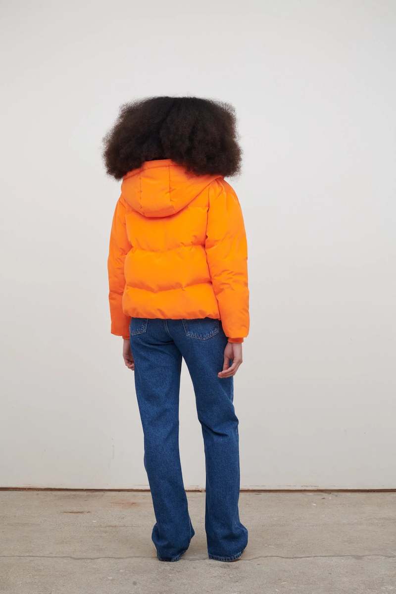 Jakke Poppy Puffer Jacket - Orange | Garmentory