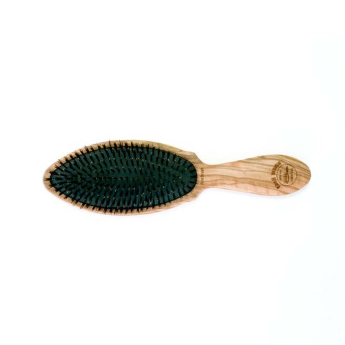 Shoji Works Wood Cushion Hairbrush - Olive | Garmentory