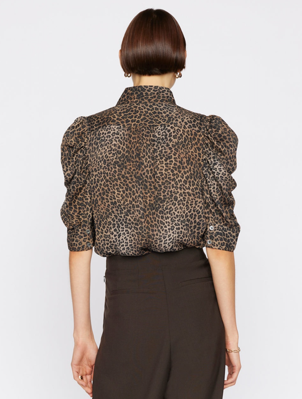 FRAME Denim Gillian Top - Leo Multi | Garmentory