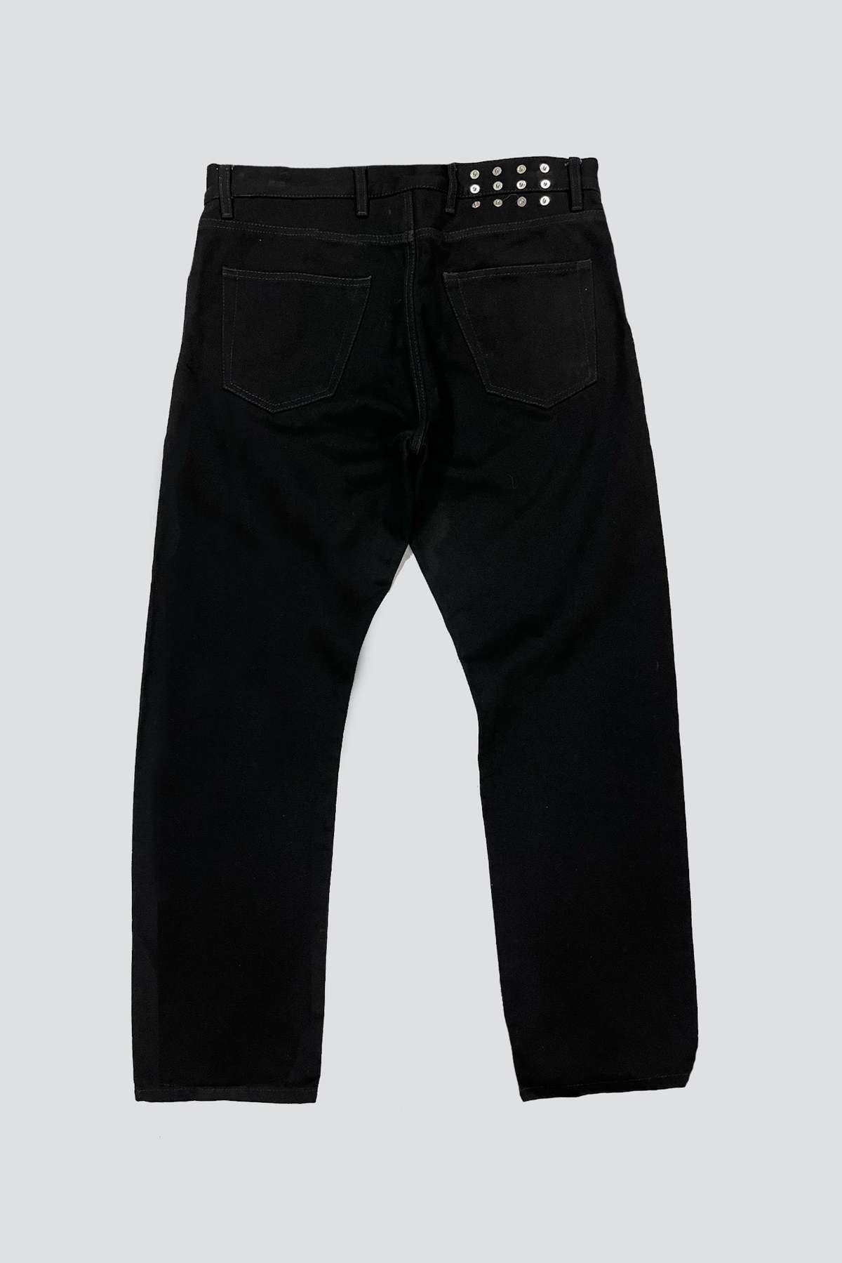 Loop Stud Hardware Pant - Black Denim | Garmentory