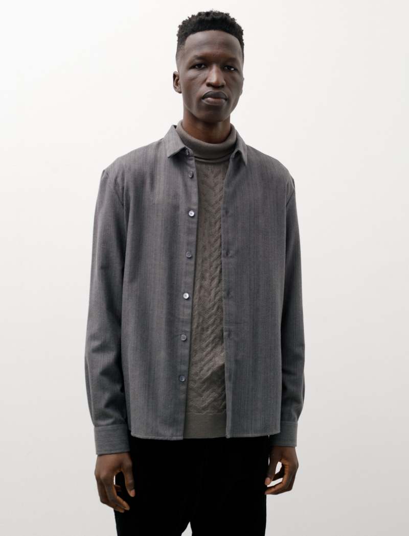 Stephan Schneider Weaving Shirt - Mist Grey | Garmentory
