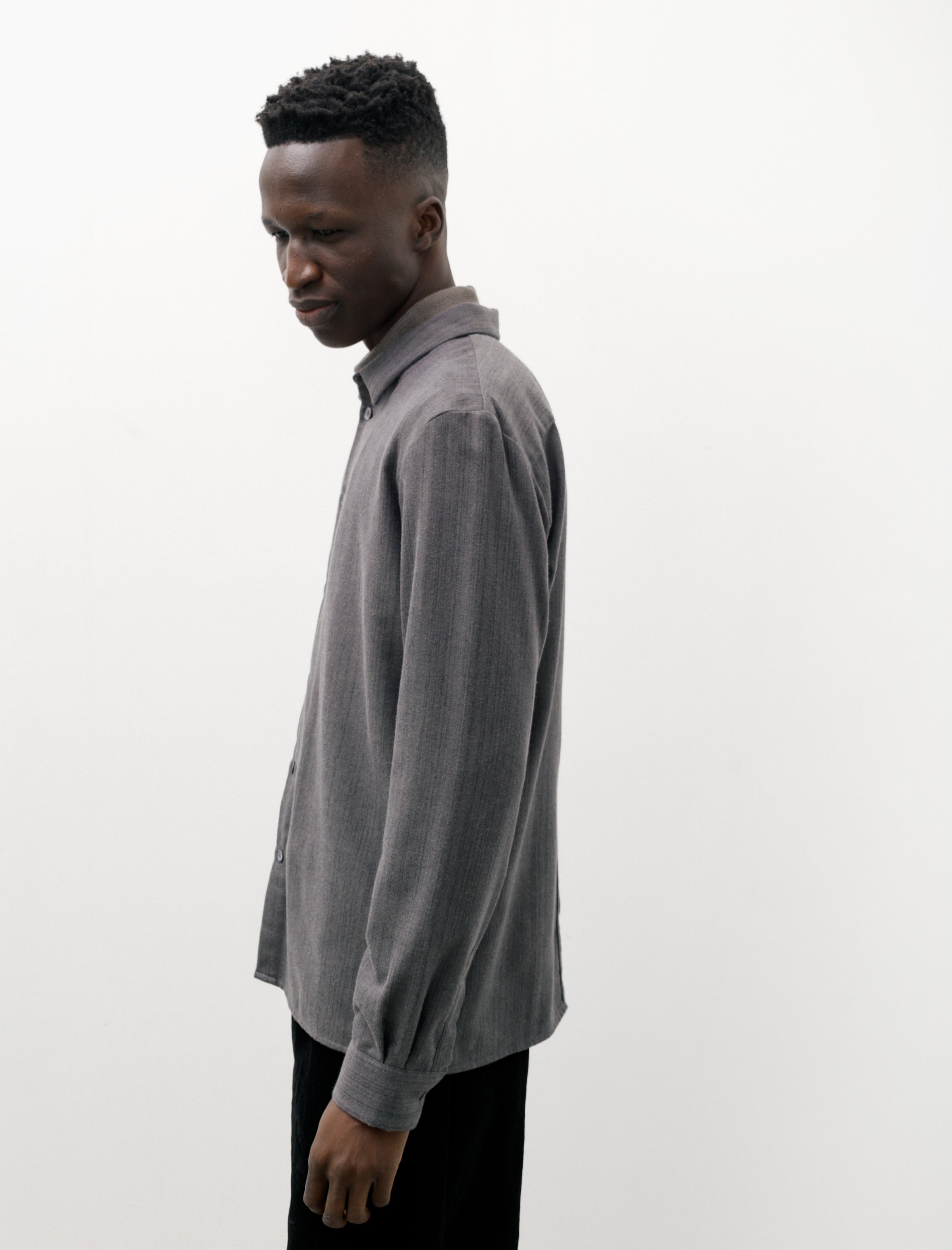 Stephan Schneider Weaving Shirt - Mist Grey | Garmentory