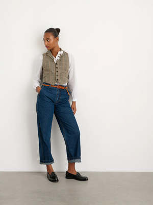 Alex Mill Wool TweedVest - Brown Multi | Garmentory