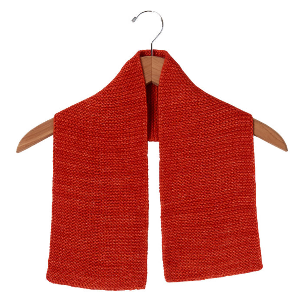 Misha & Puff Garter Mini Scarf - Red Flame | Garmentory