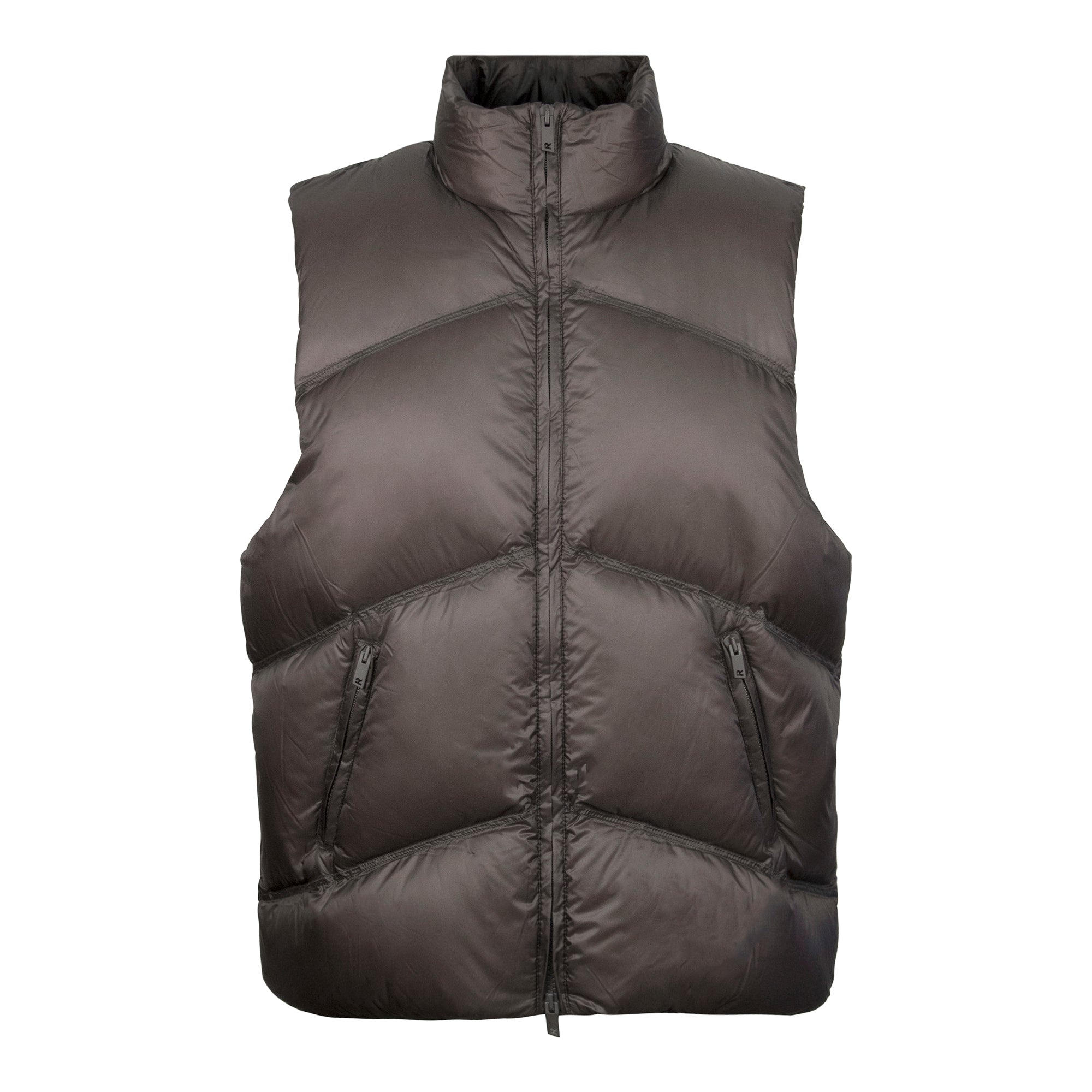 Represent Puffer Gilet - Wash Black | Garmentory