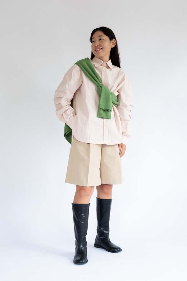 Sommer Pin Tuck Suit Shorts | Garmentory