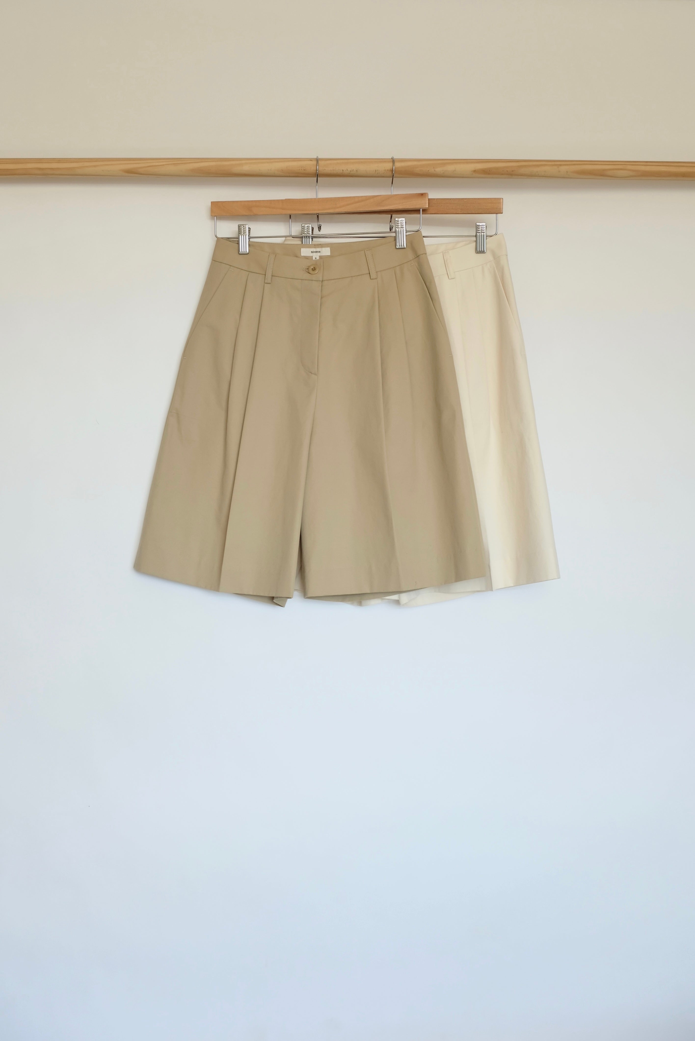 Sommer Pin Tuck Suit Shorts | Garmentory