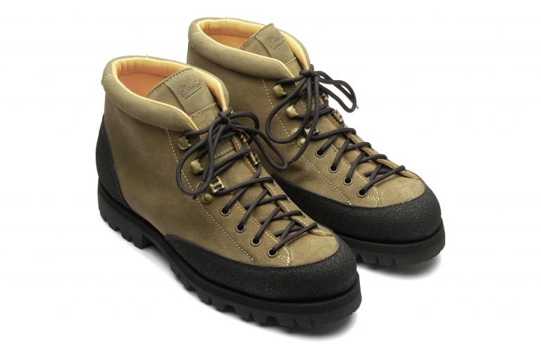 Paraboot Mens Yosemite Jannu INT Shoes - Noire Vel Olive | Garmentory