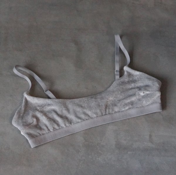 Baserange Base Range Emily Bra in Silver | Garmentory
