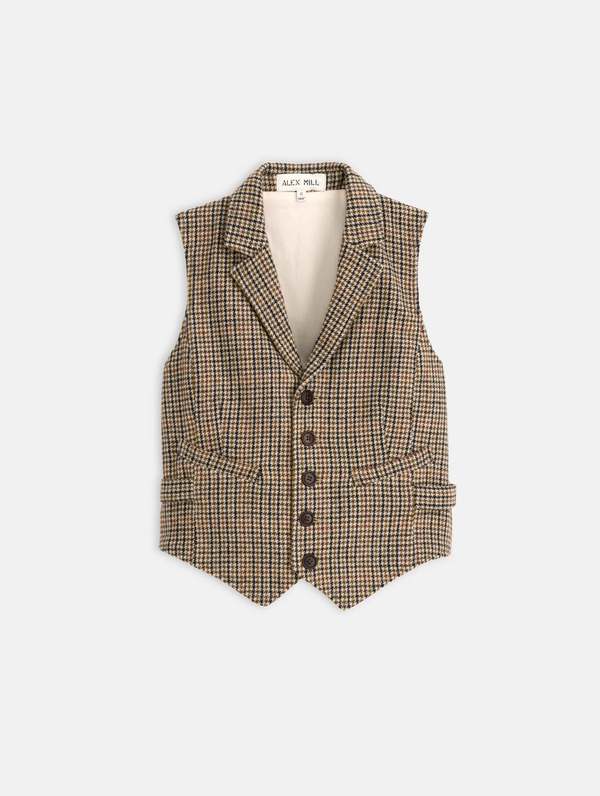 Alex Mill Jason Vest - Brown Tweed | Garmentory