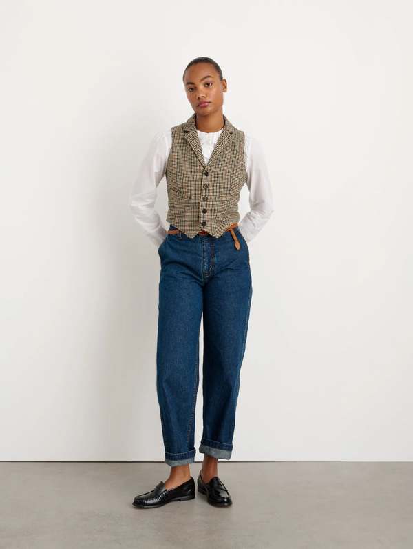 Alex Mill Jason Vest - Brown Tweed | Garmentory