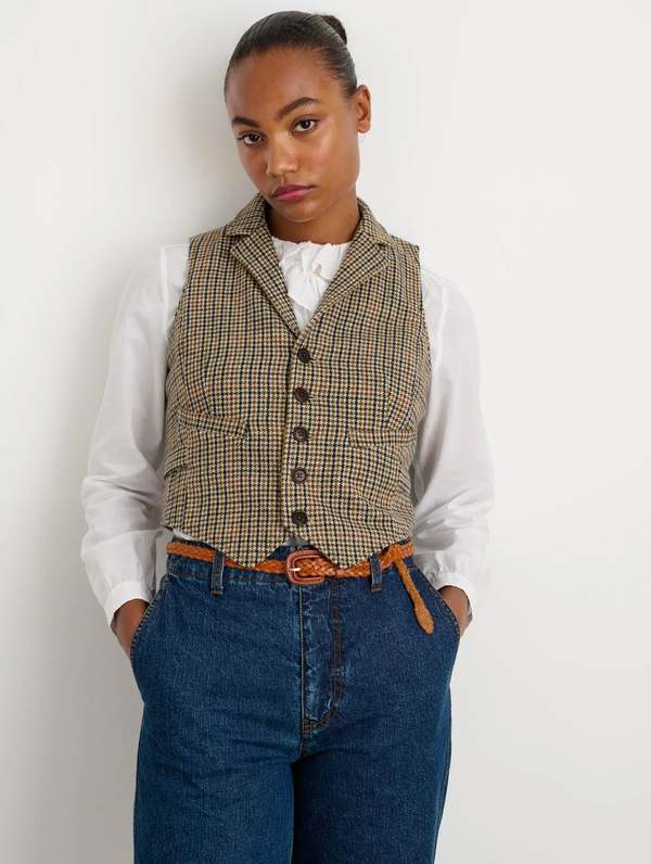 Alex Mill Jason Vest - Brown Tweed | Garmentory