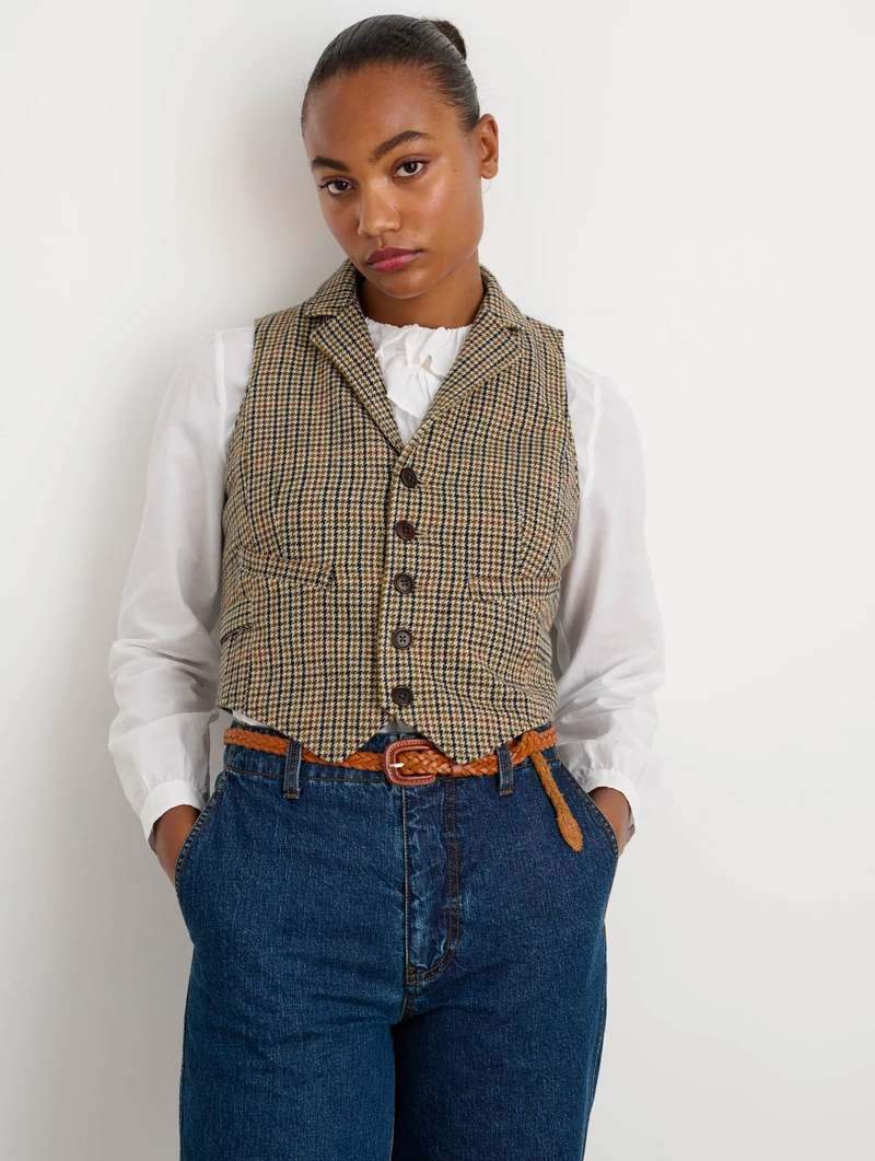 Alex Mill Jason Vest - Brown Tweed | Garmentory