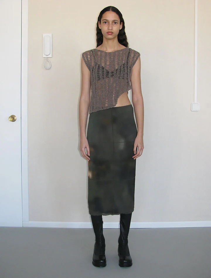 Paloma Wool Aperol Knit Top - Taupe Print | Garmentory