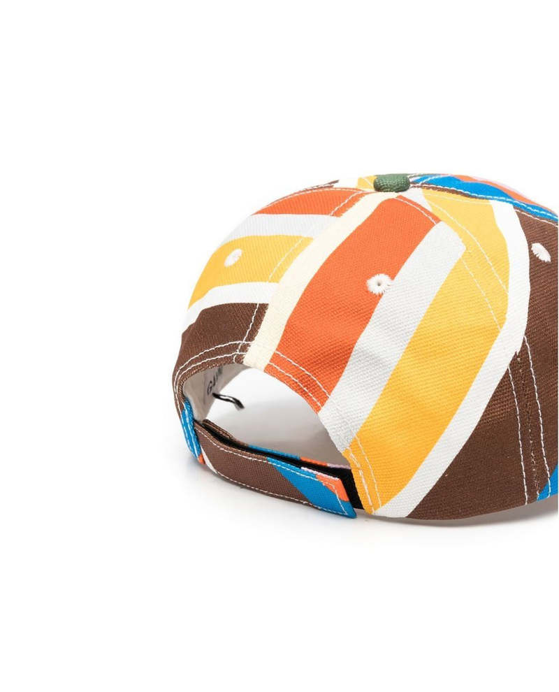 Ganni Canvas Cap - Stripe | Garmentory