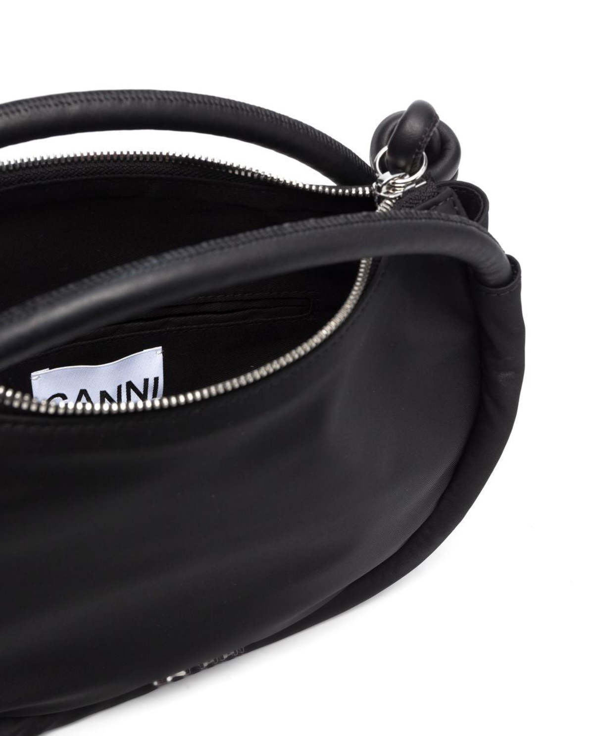 Ganni Mini Knot Bag - Black | Garmentory