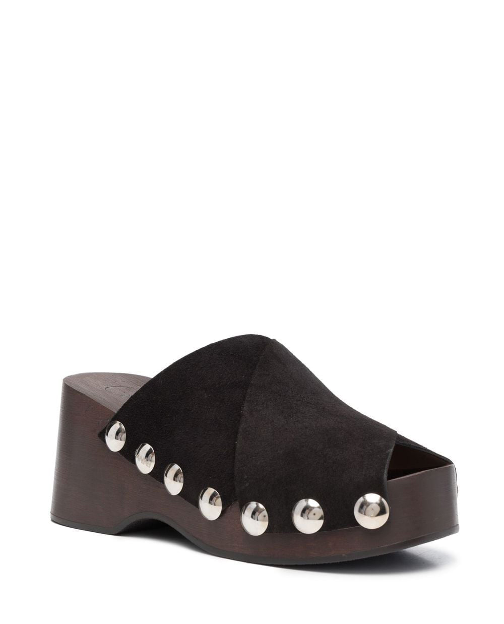 Ganni Wedge Clogs - Black | Garmentory