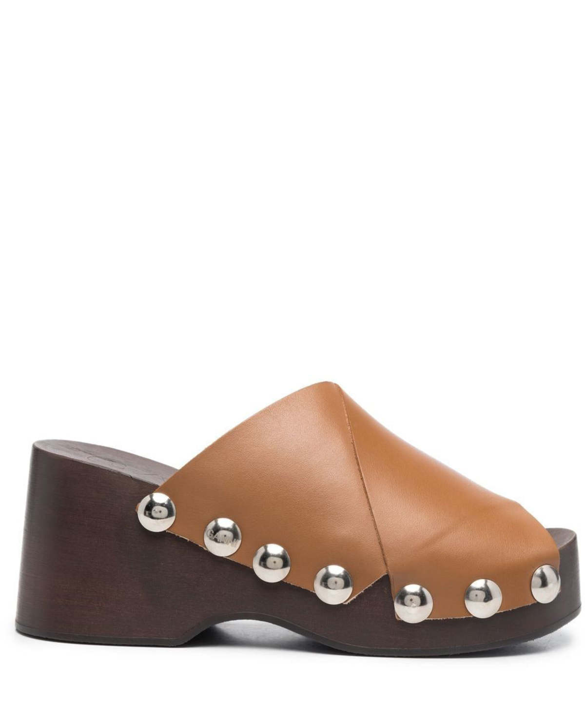 Ganni Wedge Clogs - Tigers Eye | Garmentory