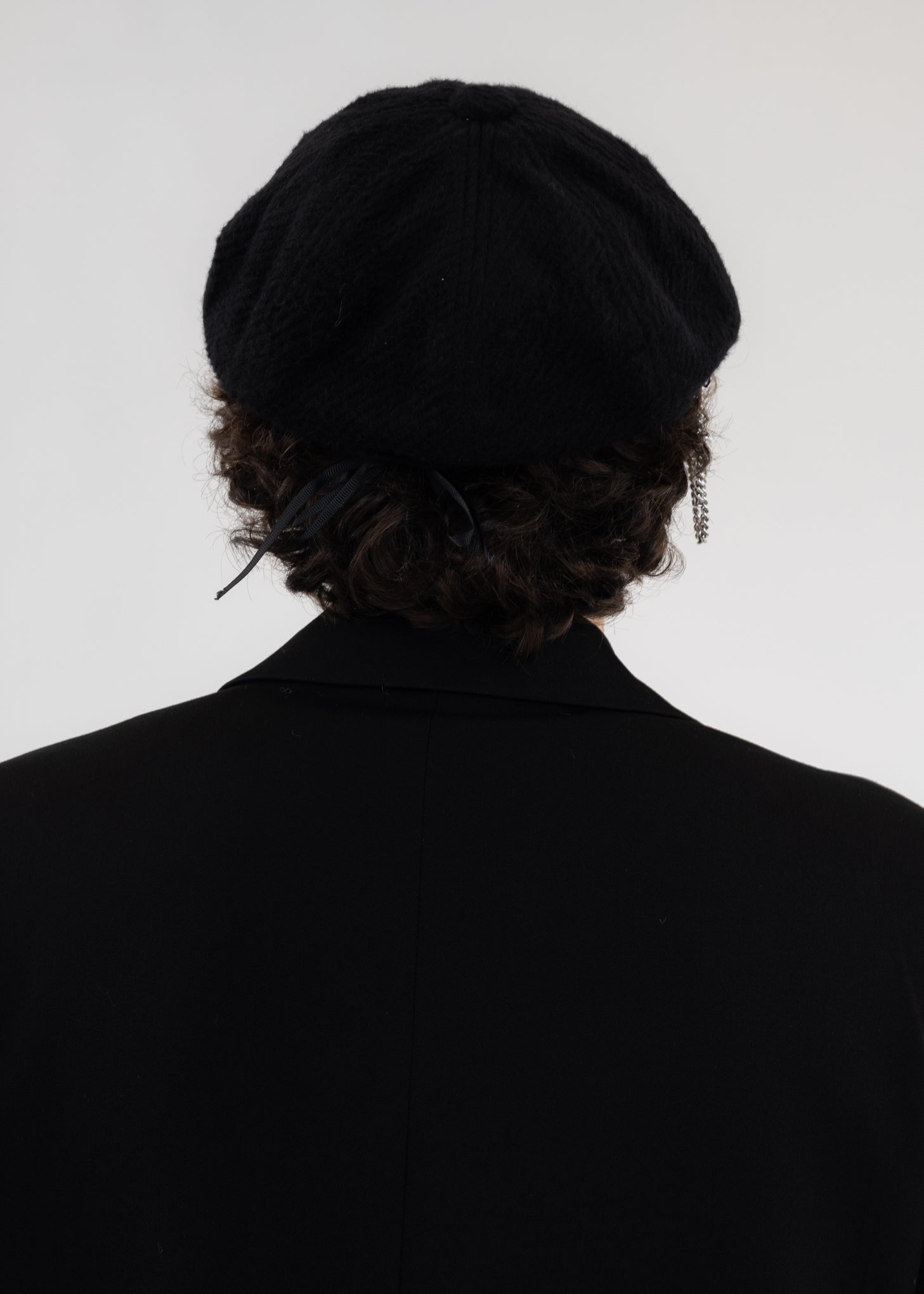 Feng Chen Wang Metal Embellishment Beret - Black | Garmentory