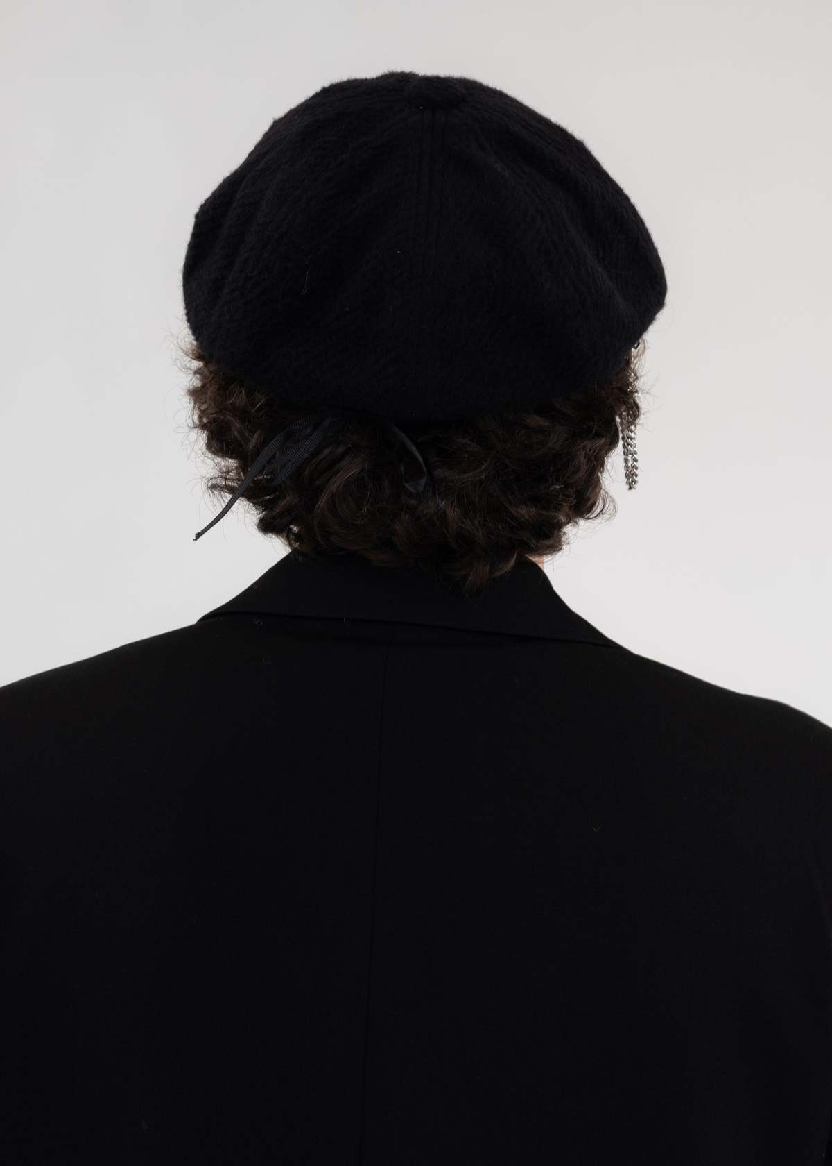 Feng Chen Wang Metal Embellishment Beret - Black | Garmentory