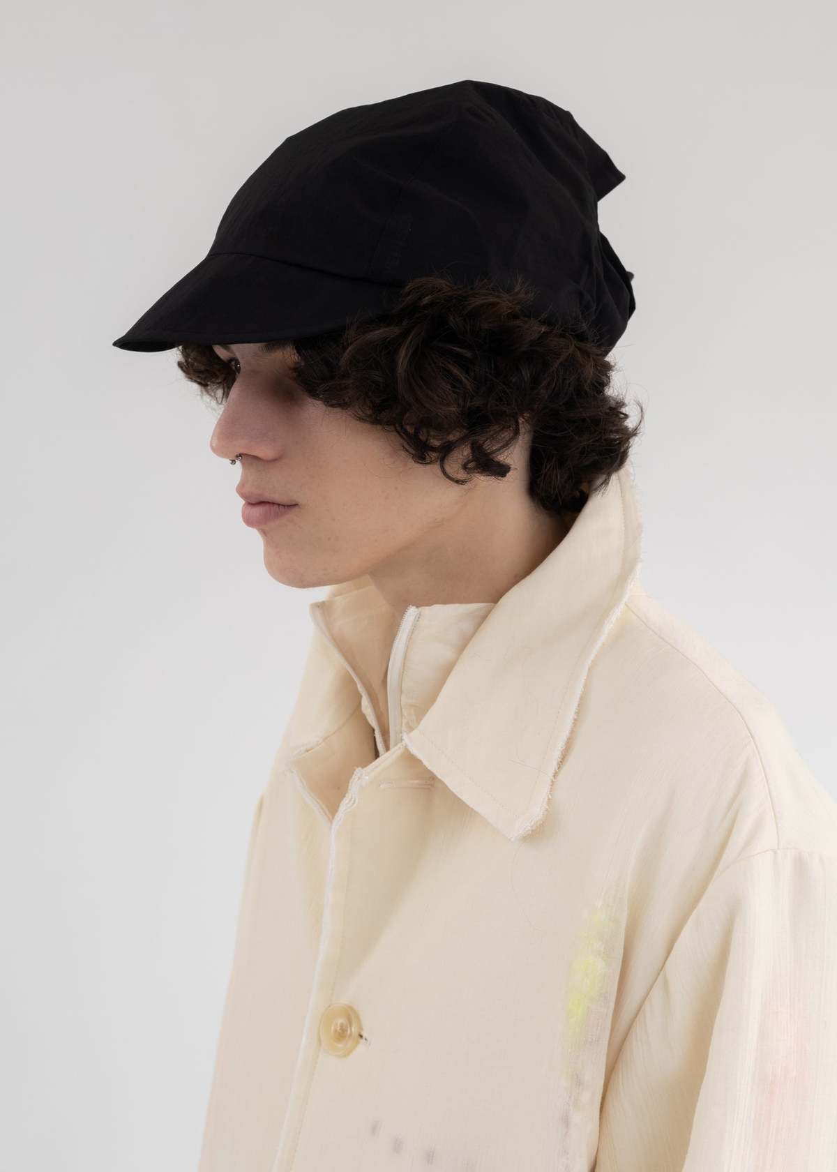 Hyein Seo Shirring Cap - Black | Garmentory