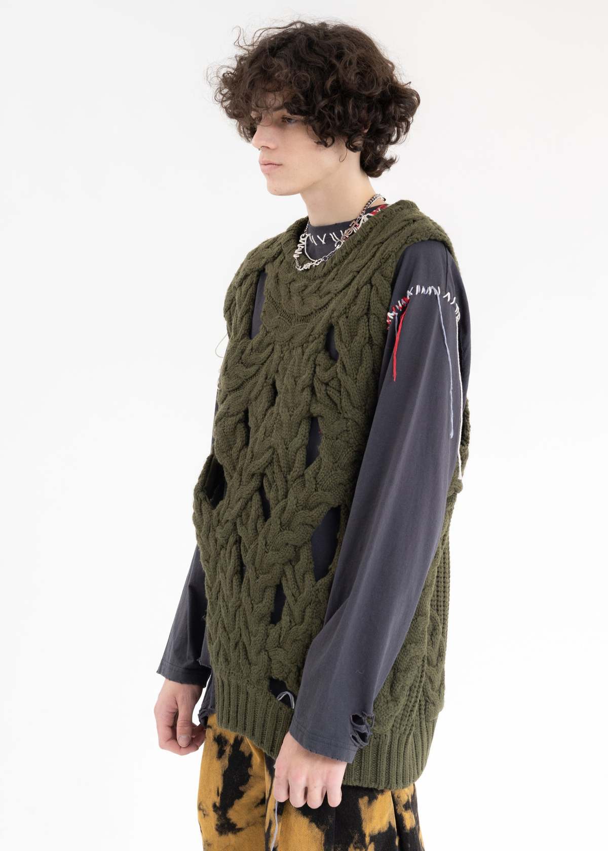 Feng Chen Wang Fcw Logo Vest - Green | Garmentory