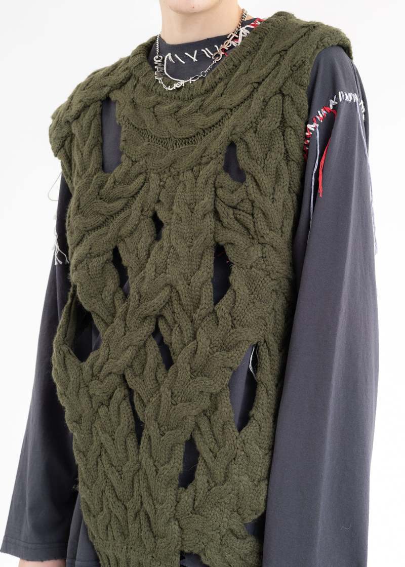 Feng Chen Wang Fcw Logo Vest - Green | Garmentory