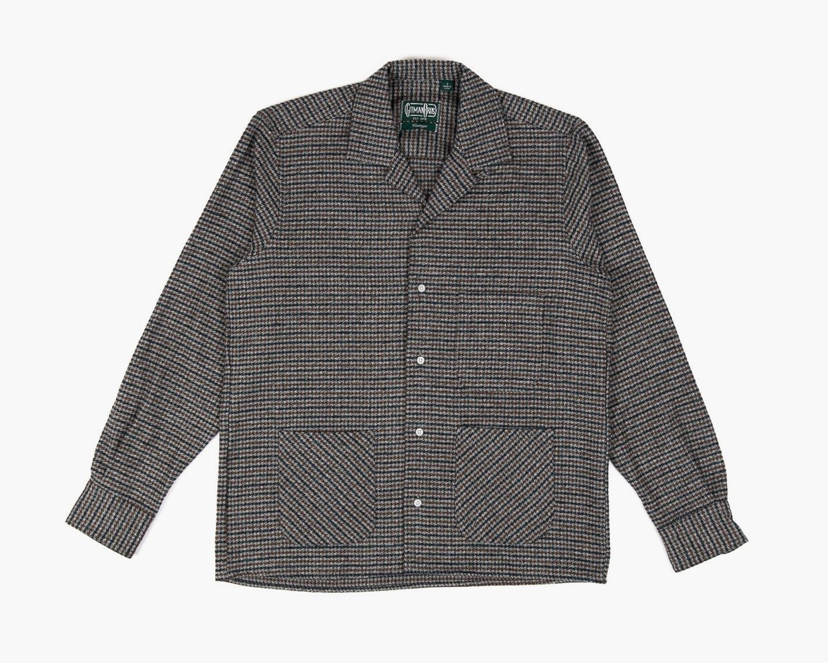 Gitman Bros. Fall Tweed Check Overshirt | Garmentory