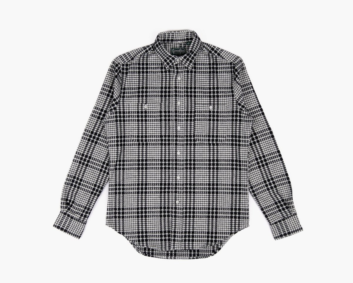Gitman Bros. Workshirt - Black Houndstooth Check | Garmentory