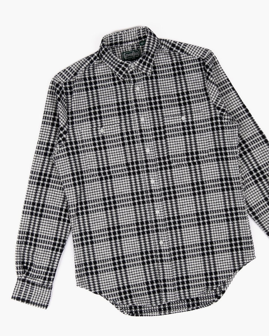 Gitman Bros. Workshirt - Black Houndstooth Check | Garmentory