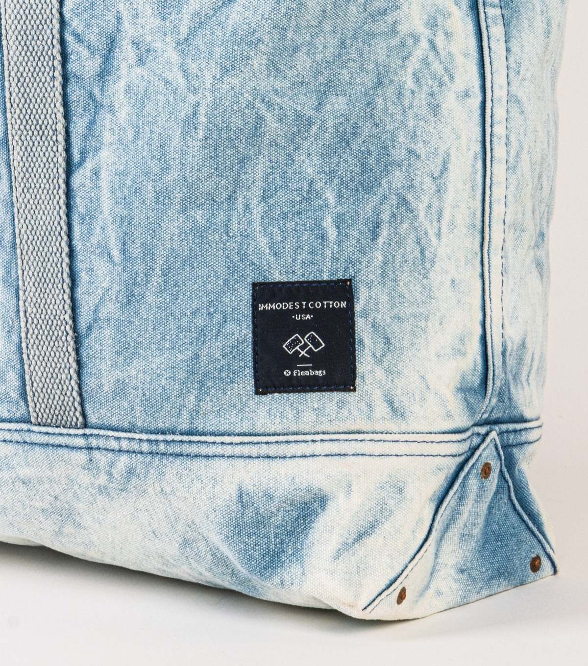 IMMODEST COTTON Large East West Tote - Acid Wash | Garmentory