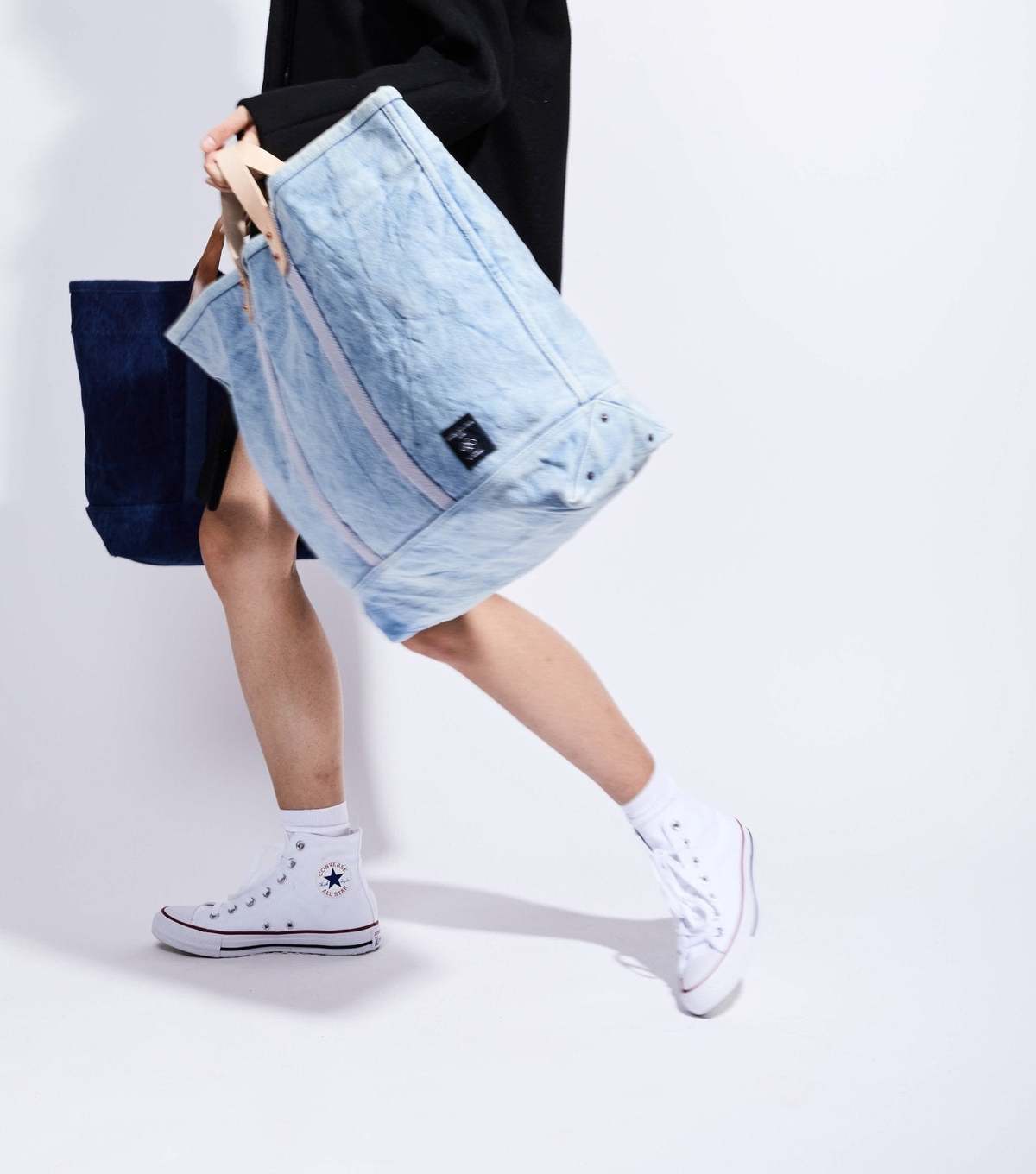 IMMODEST COTTON Large East West Tote - Acid Wash | Garmentory