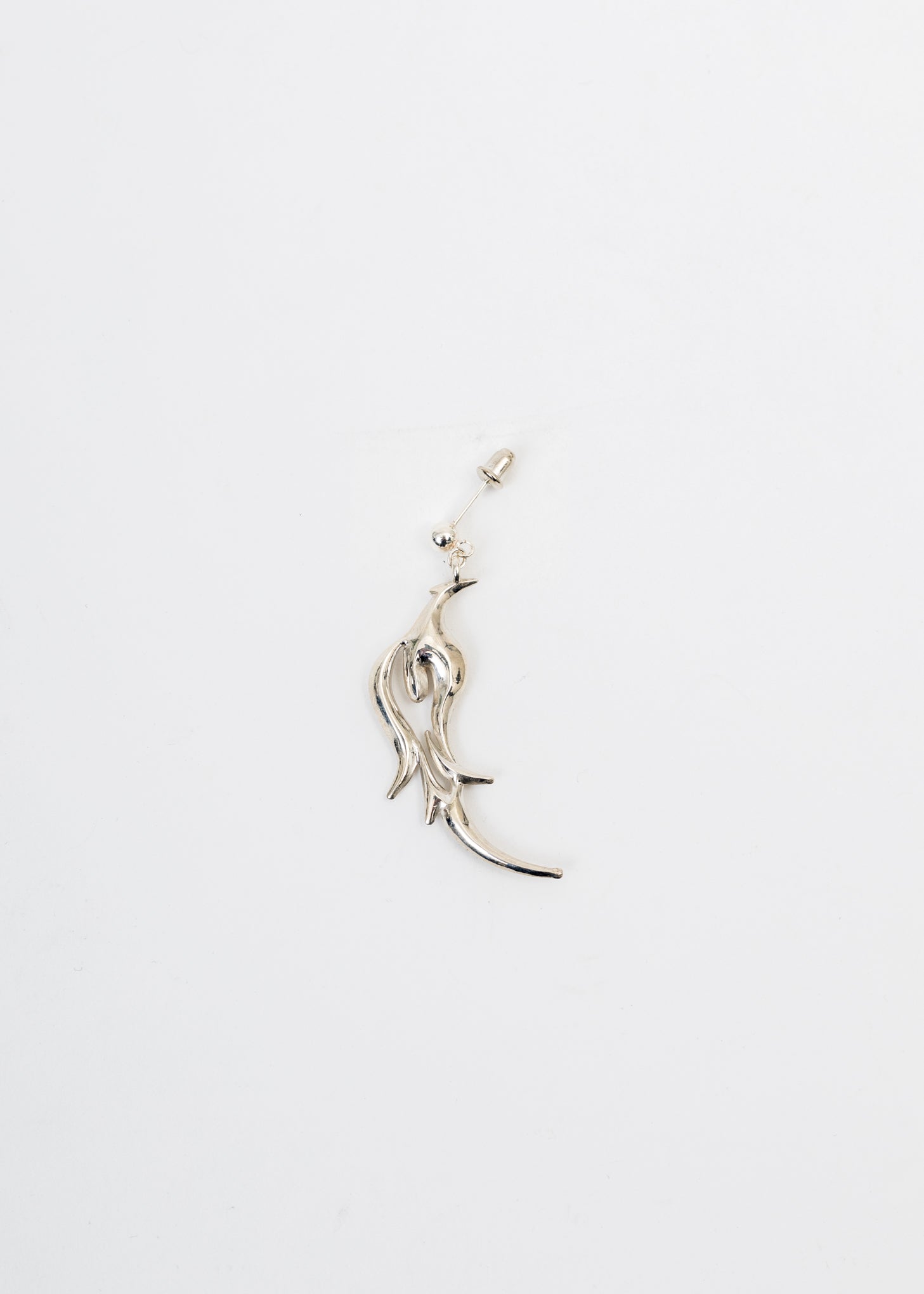 Feng Chen Wang PHOENIX EARRING - Silver | Garmentory