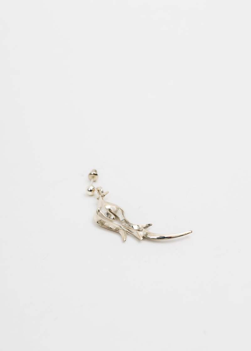 Feng Chen Wang PHOENIX EARRING - Silver | Garmentory