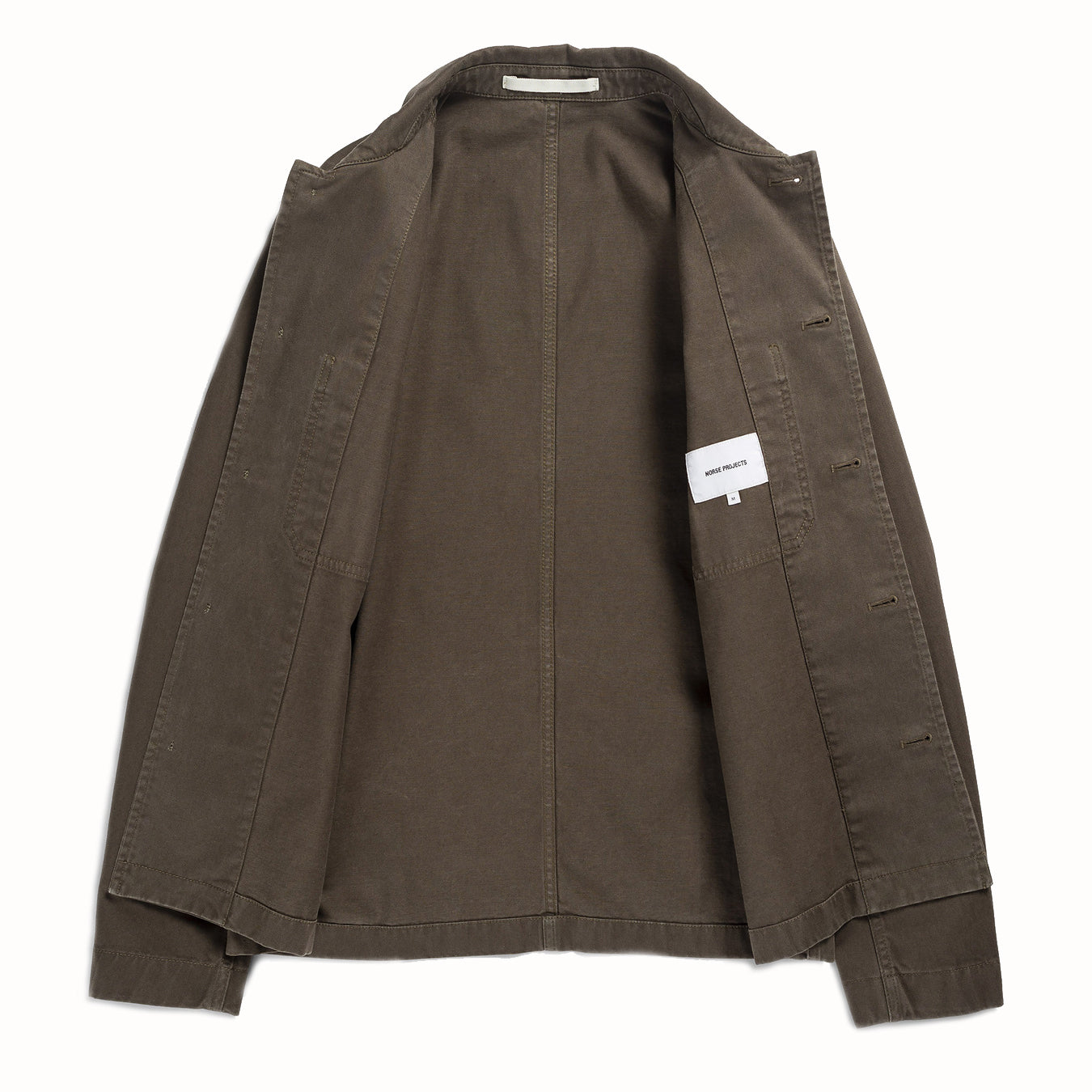 Norse Projects Tyge Broken Twill Jacket - Beech Green | Garmentory