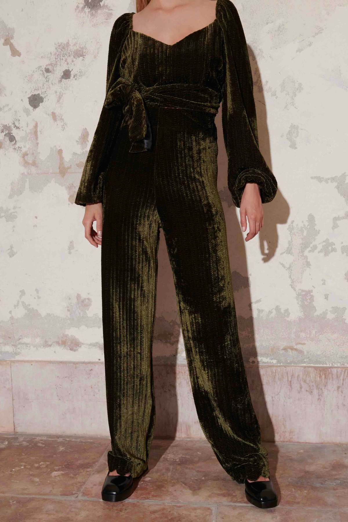 Fte Impriale Kea Wide Leg Pants - Cypress | Garmentory