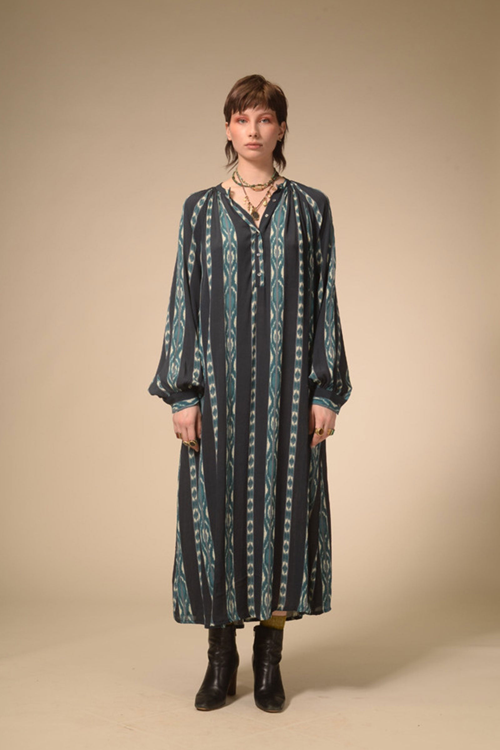 V. De Vinster Ida Dress - Indigo | Garmentory