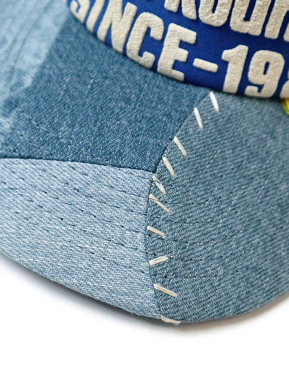 Kapital Denim Repair Service Denim Reconstruction Truck Cap - Blue ...