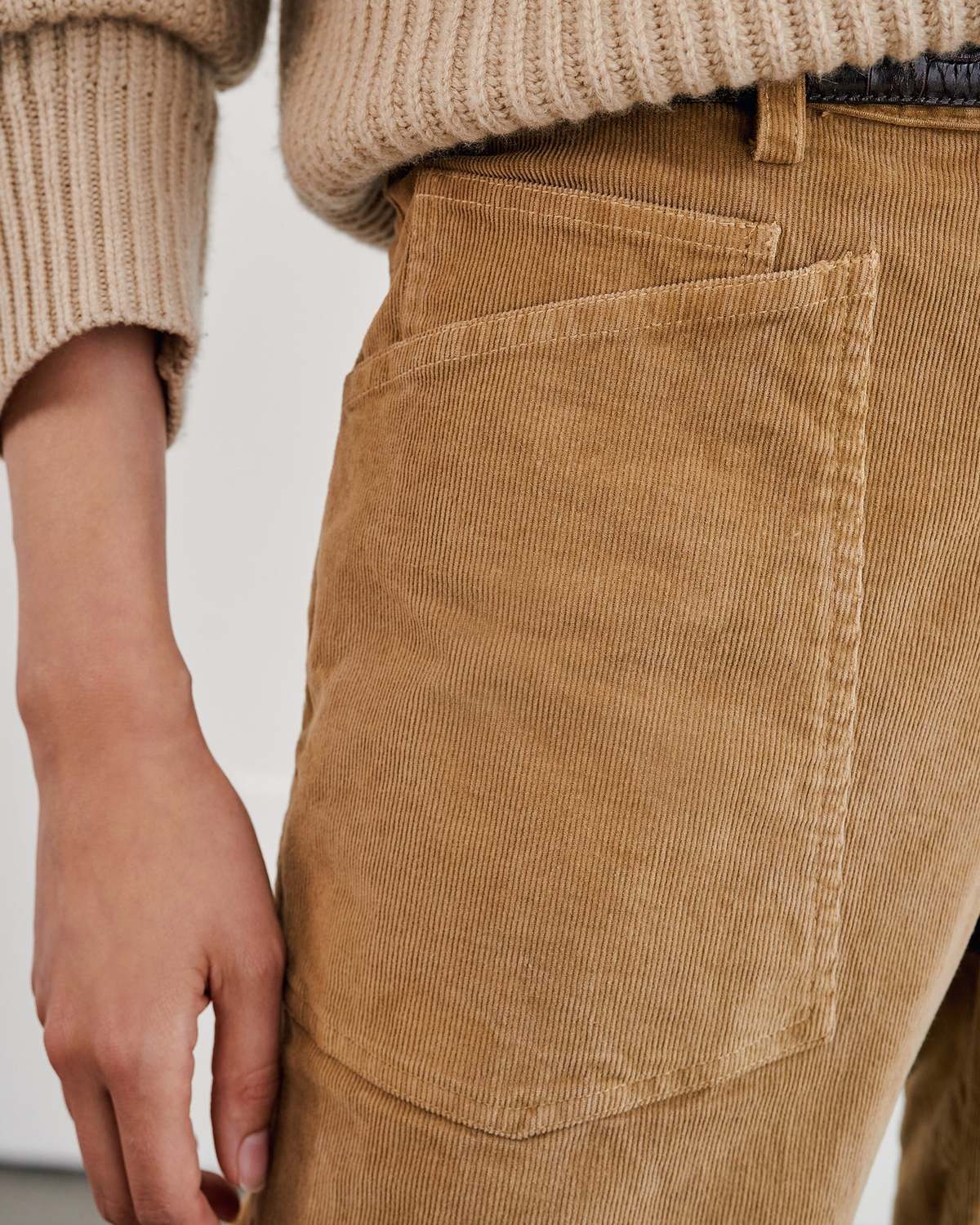 Nili Lotan Corduroy Shon Pant - Camel | Garmentory