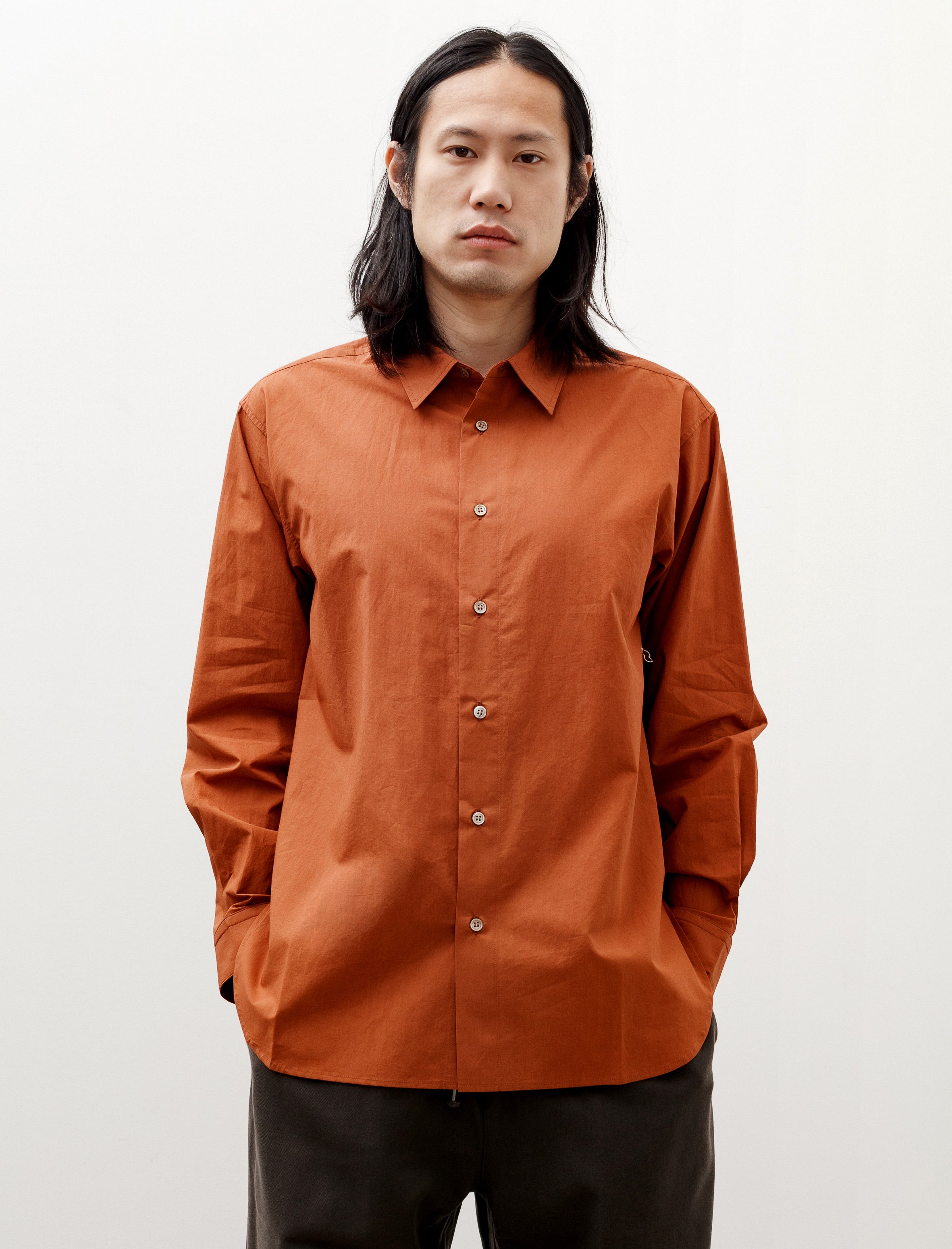 Polyploid Mens New Standard C Shirt - Ochre | Garmentory