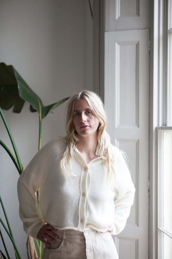 Cordera Wool and Alpaca Cardigan - Ecru | Garmentory