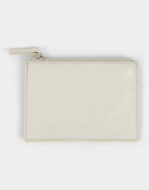 Modern Weaving Zip Wallet - Cream | Garmentory