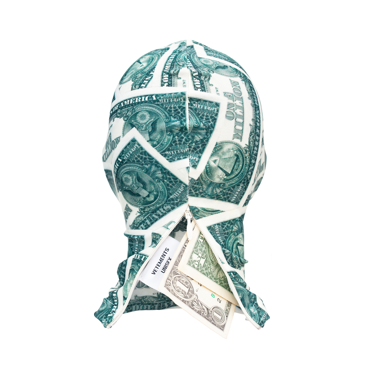 Vetements Million Dollar Mask - Green | Garmentory