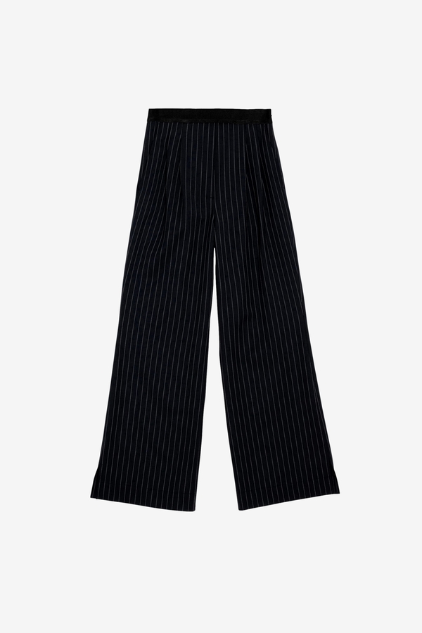 Soulland Demi Pants - Navy Pinstripes | Garmentory
